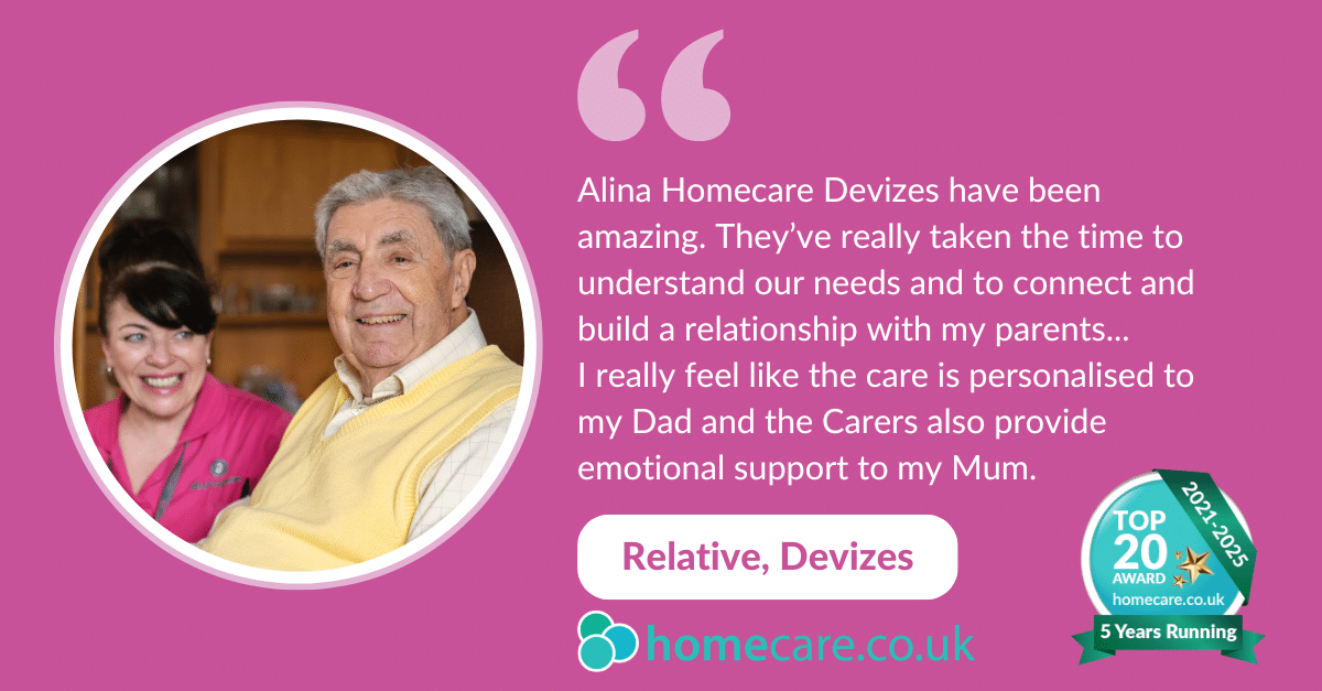 Excellent Quality Home Care in Devizes